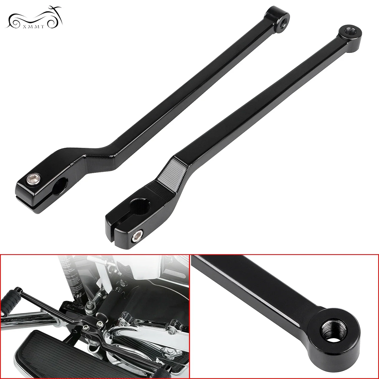 9-84-Extended-Heel-Toe-Shifter-Shift-Lever-For-Harley-Touring-Electra ...