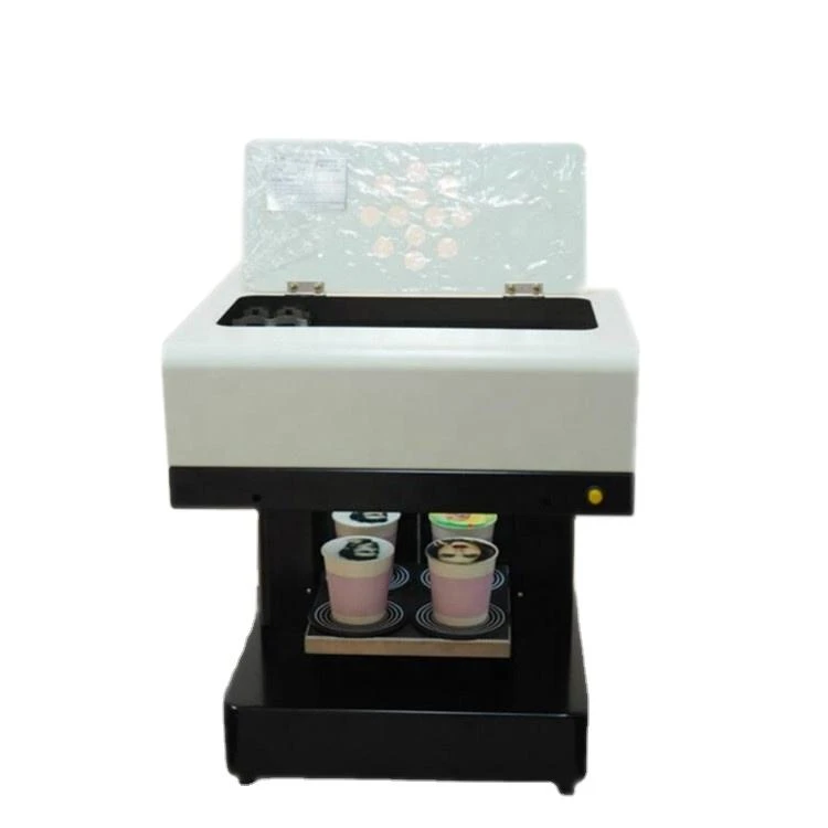 4 Cups Coffee Printer Printing Machine for DIY Coffee,Cake,Milktea ...