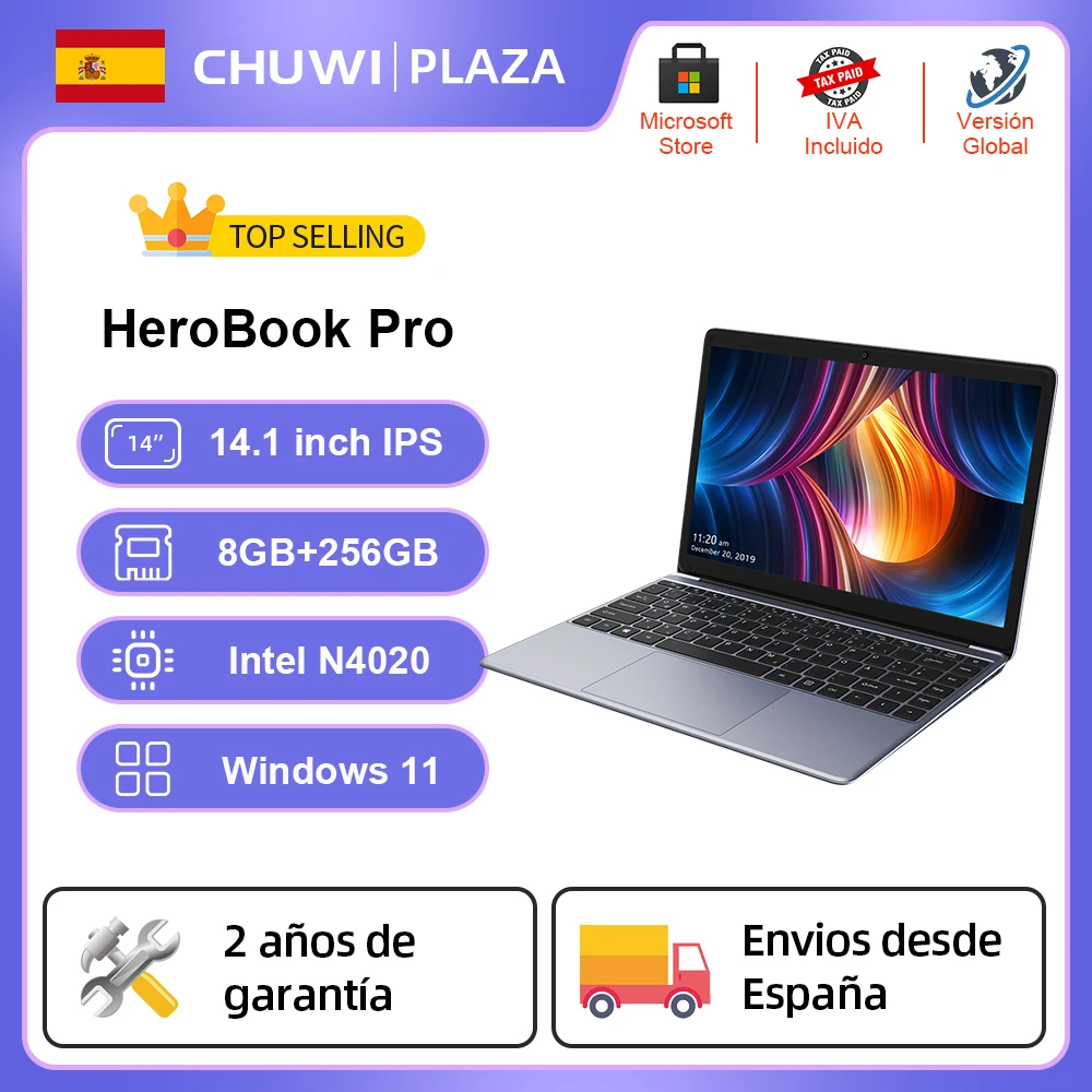 CHUWI-14-1-Inch-HeroBook-Pro-FHD-Screen-Intel-Celeron-N4020-Dual-Core ...
