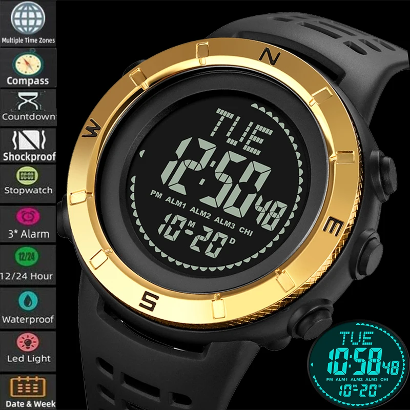 Skmei-Electronic-Compass-Digital-Watches-for-Mens-Multiple-Time-Zone ...