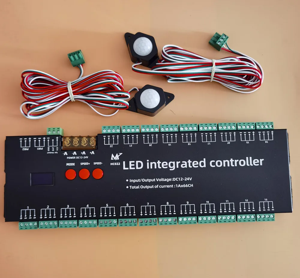 LED-Stair-Light-Strip-Human-Motion-Sensor-Dimming-Light-Wireless-Indoor ...