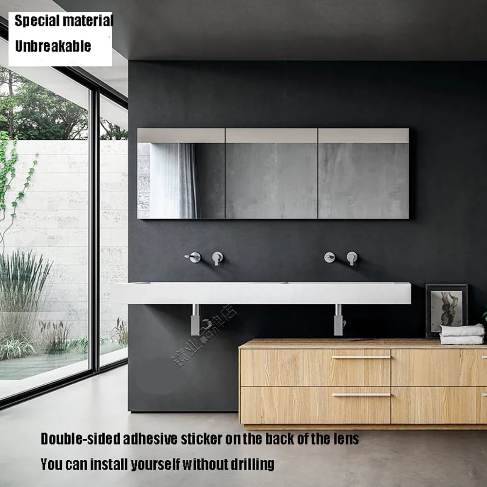 50cm-DIY-Self-adhesive-Mirror-Stickers-Flexible-Mirrors-Decorations-for ...