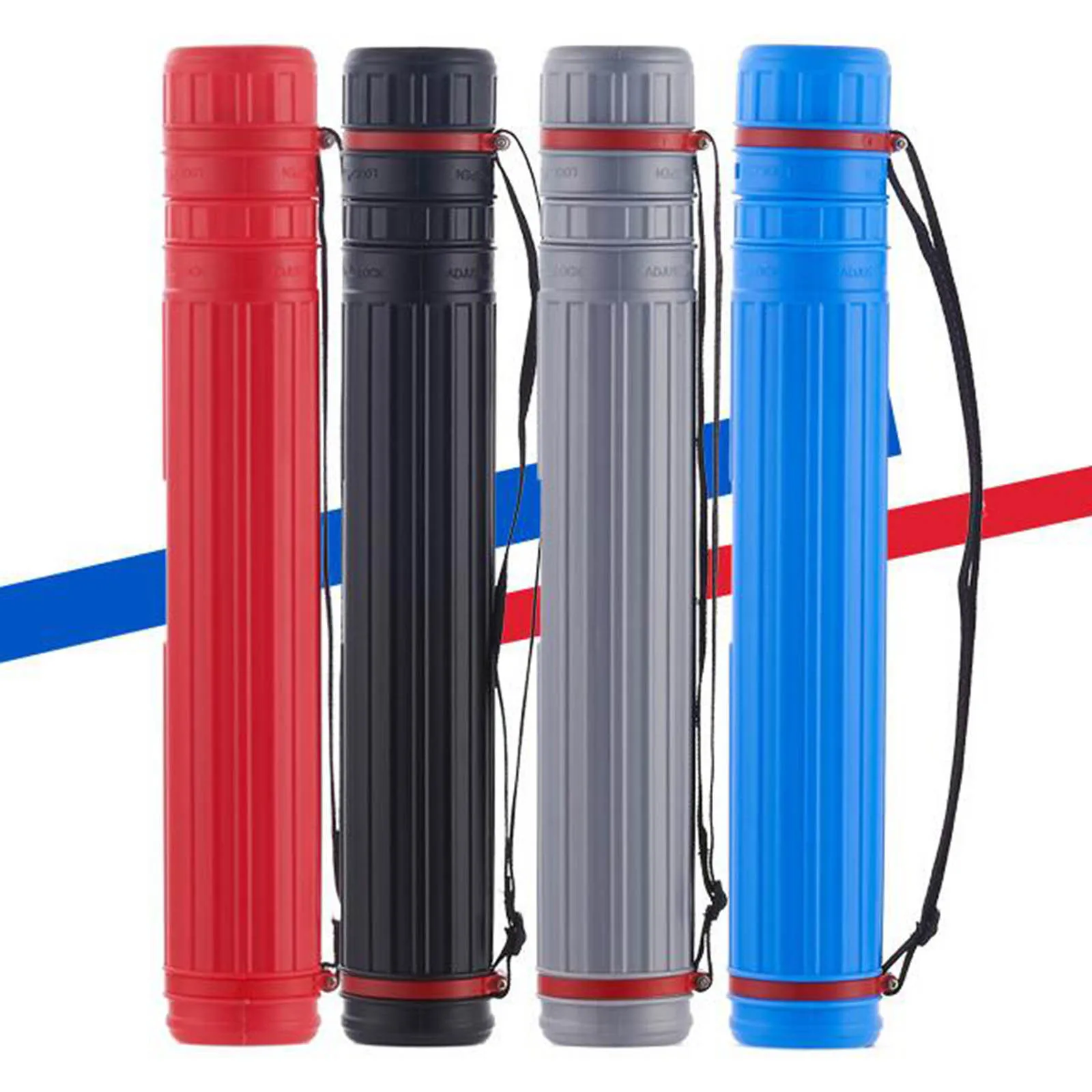 Expandable-Document-Poster-Tube-with-A-Carry-Strap-Caps-storage-tube ...