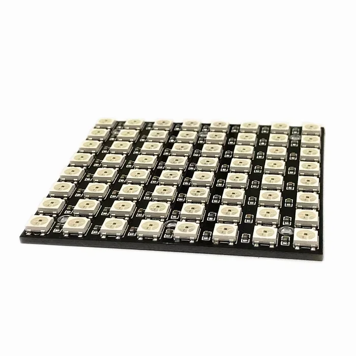 NIEUWE WS2812 LED 5050 RGB 8x8 LED Matrix WS2812B 8*8 64-Bit Full Color ...