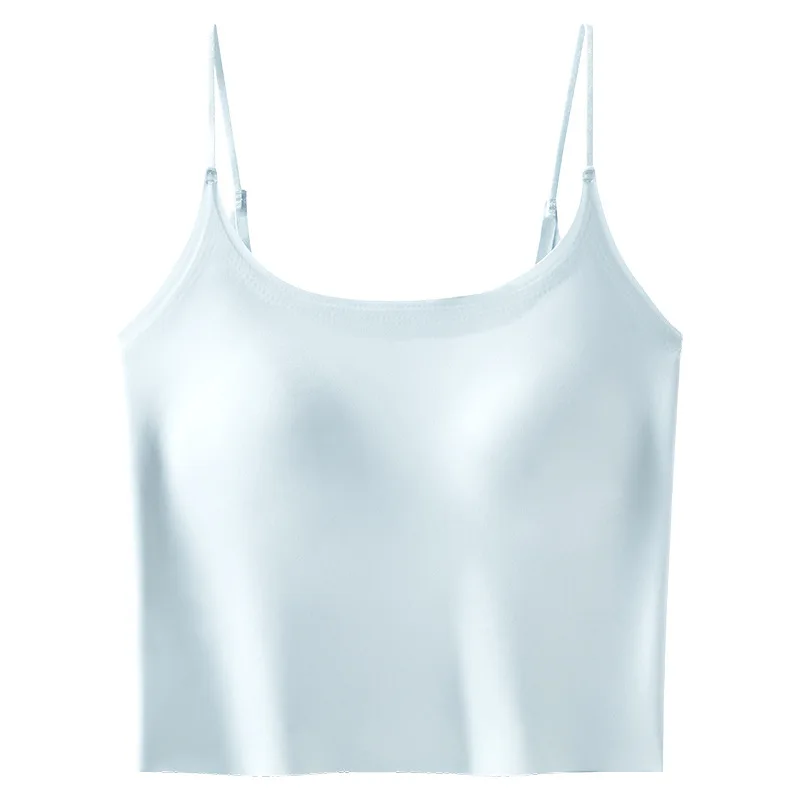 Women-s-Top-With-Cups-Seamless-Spaghetti-strap-Camisoles-Tank-Insert ...