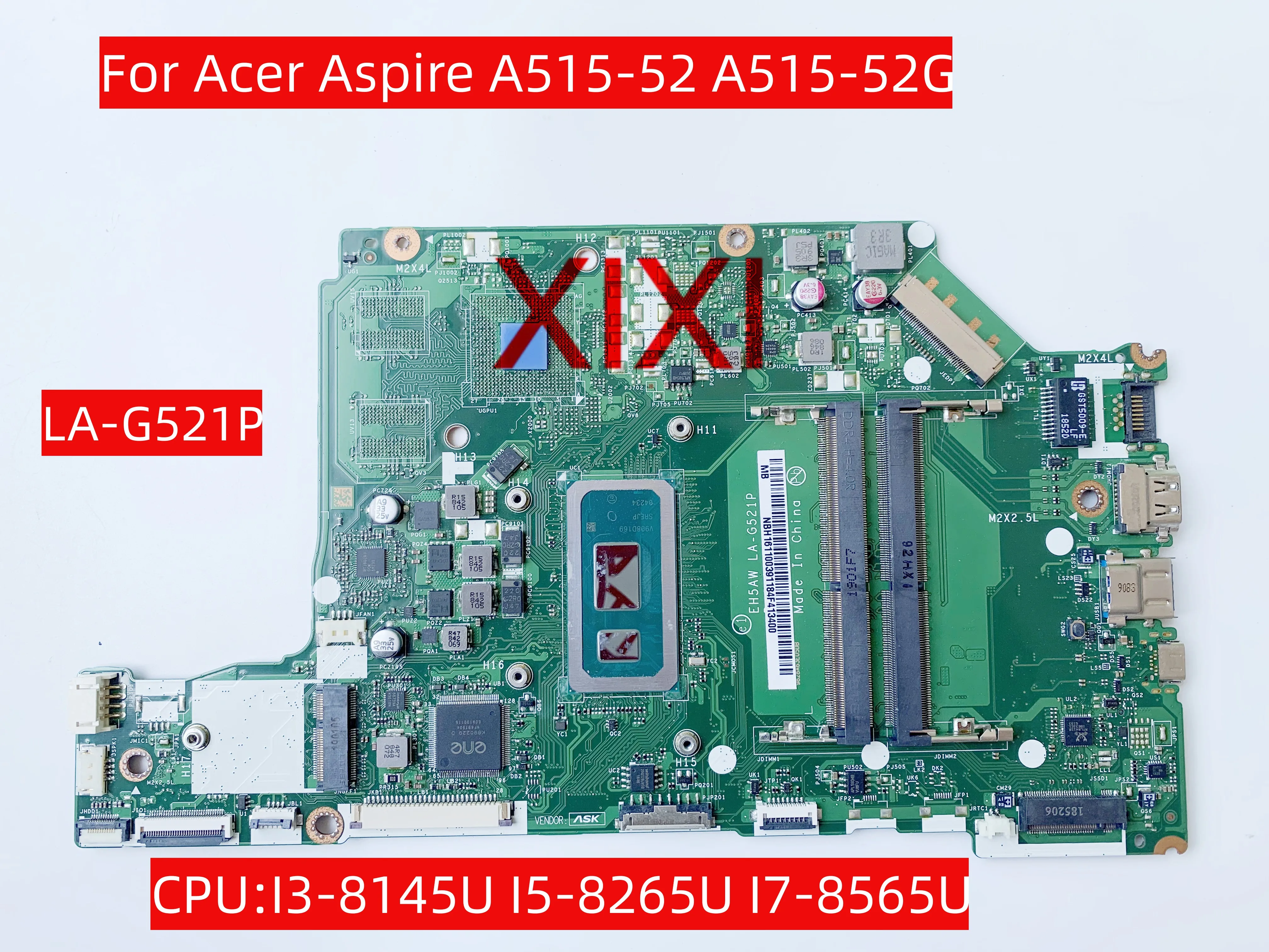 LA-G521P-Motherboard-For-Acer-Aspire-A515-52-A515-52G-Laptop ...