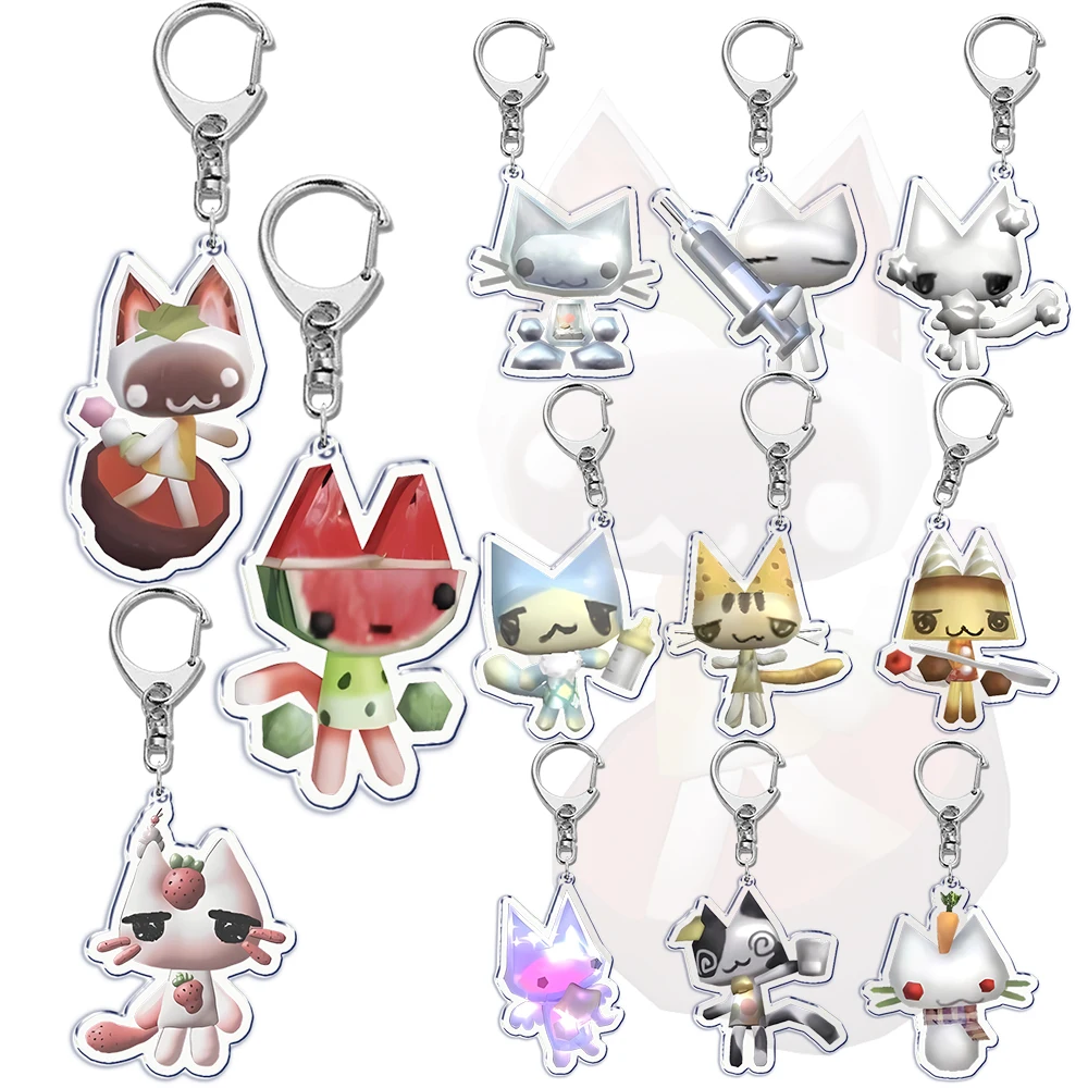 Inoue-Toro-CUTE-Cat-Key-Chain-Keychains-Ring-for-Accessories-Bag ...