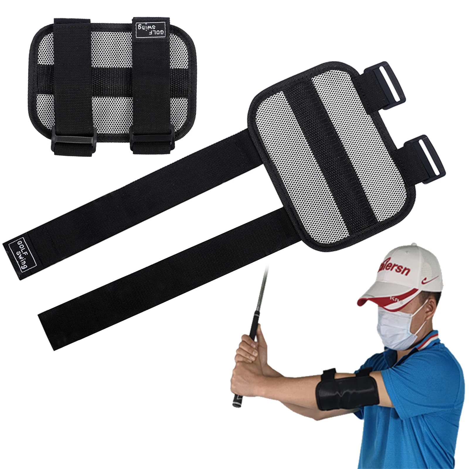 Golf Elbow Training Aids Golf Swing Training Aid Elbow Straight Arm for ...