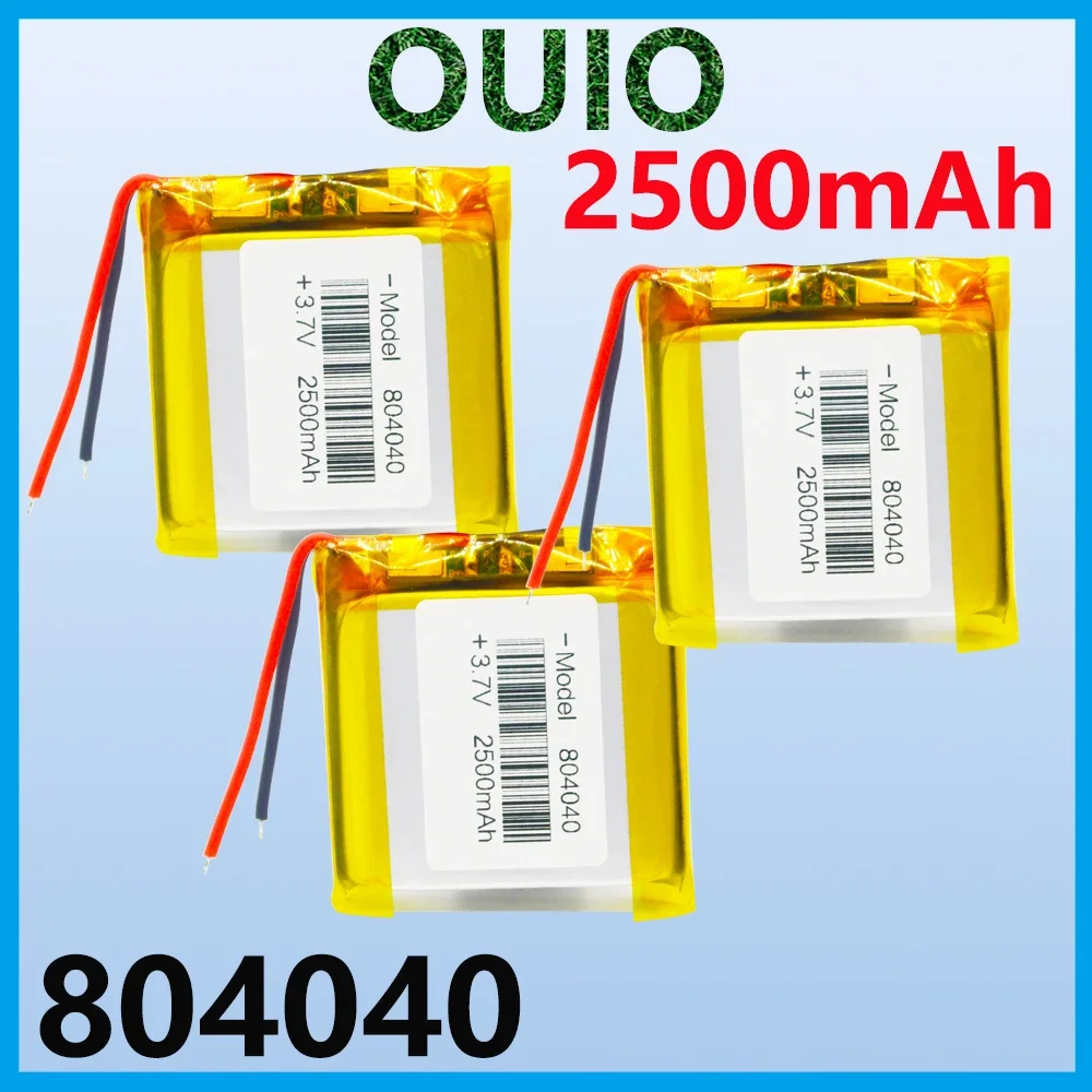 1-10PCS-804040-3-7V-1800m-Lithium-Polymer-LiPo-Rechargeable-Battery-For ...