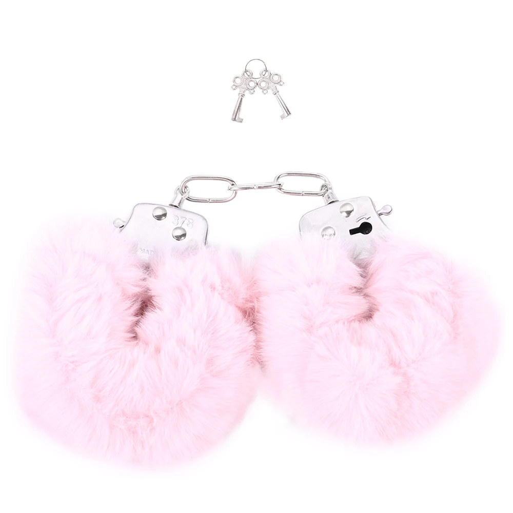 Fluffy-Wrist-Handcuffs-Bracelet-Fluffy-Wrist-Cuffs-Adjustable-Sex-Chain ...