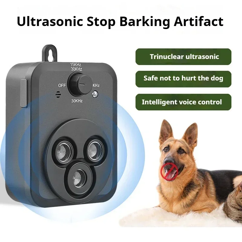 Anti Barking Device with 3 Ultrasonic Level Automatic Bark Stopper Dog ...