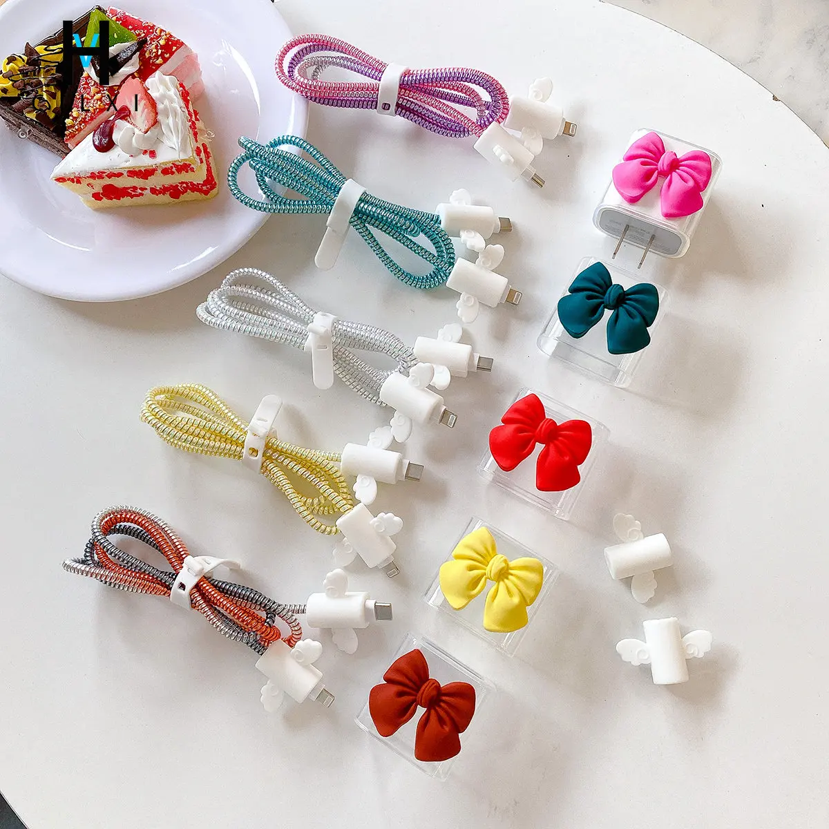 For-Apple-18-20W-Charger-Protector-5-In-1-Set-Cable-Protector-Vhcilxi ...