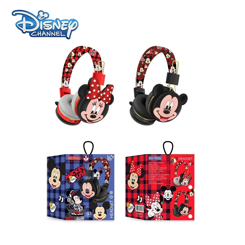 Disney-Bluetooth-Headphones-AH-906-Mickey-Minnie-Wireless-Earbuds-HIFI ...