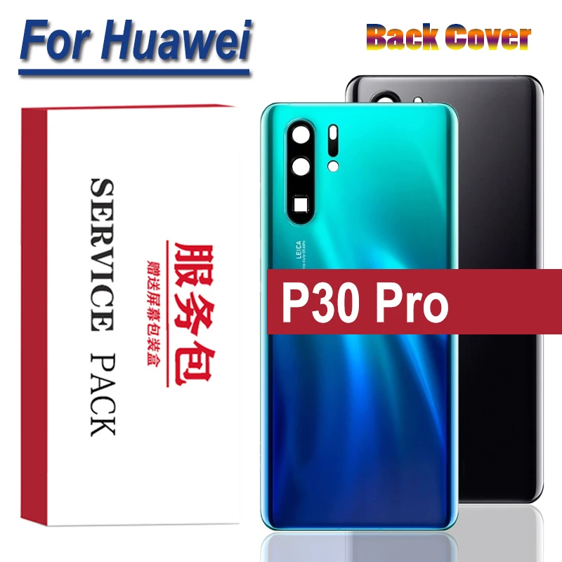 Original-Back-Housing-Replacement-for-HUAWEI-P30-Pro-Back-Cover-Battery-Glass-with-Camera-Lens ...