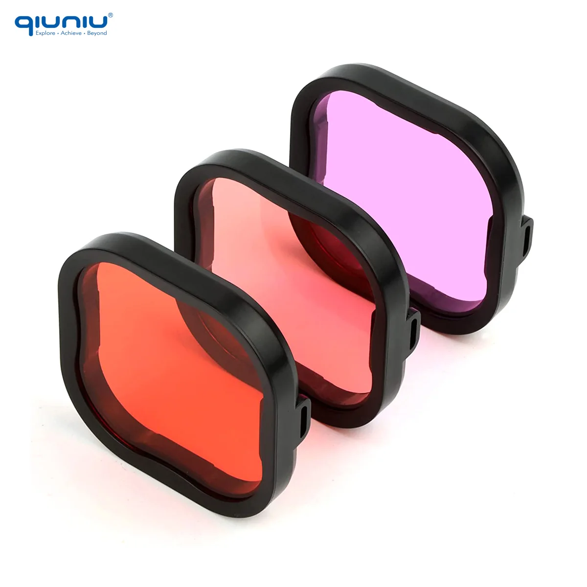 QIUNIU-3-Pack-Filter-Kit-Red-Magenta-Snorkel-Lens-Color-Filter-for ...