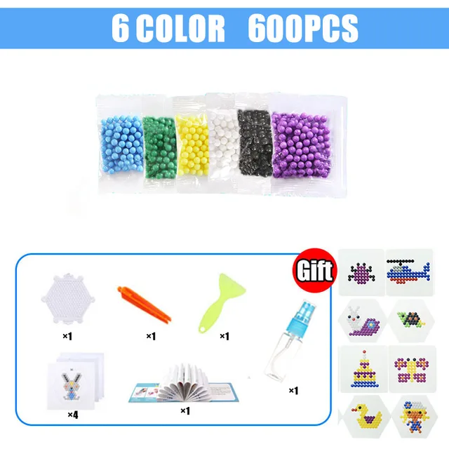 Handmade Magic Water Fuse Beads Creative Beads DIY Art Crafts Toys ...