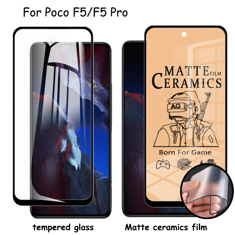matte-Cer-mica-protector-pantalla-xiaomi-poco-f5-cristal-templado-soft ...