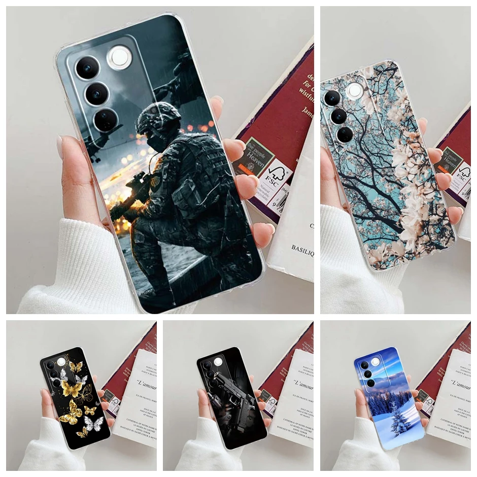 For-Vivo-V27-Pro-Case-Vivo-v27e-Back-Cover-Silicone-Soft-TPU-Clear ...