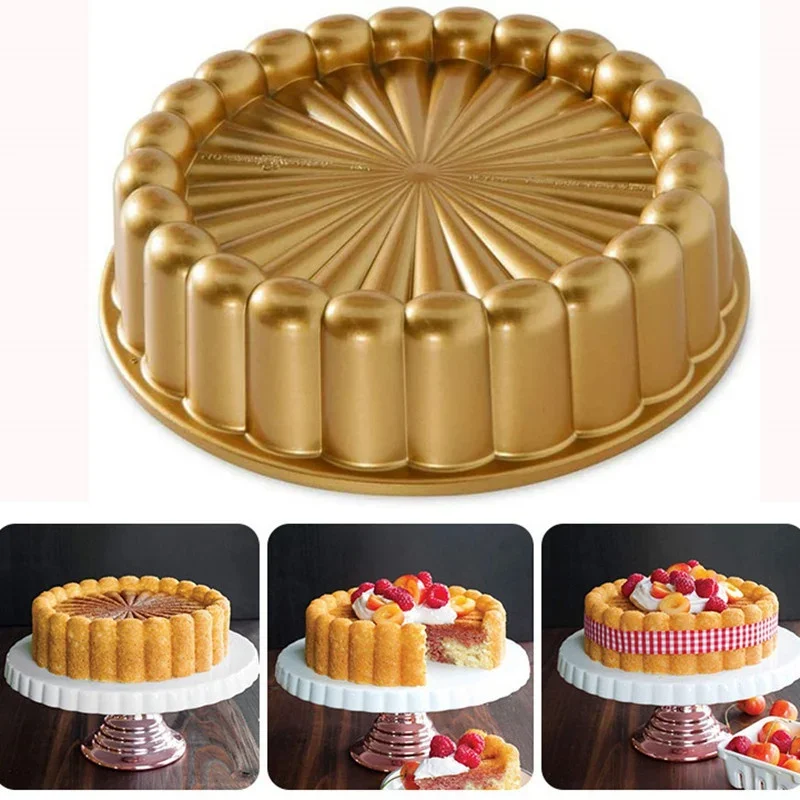 Charlotte Cake Mold Aluminium Kitchen Accessories Decoration Round ...