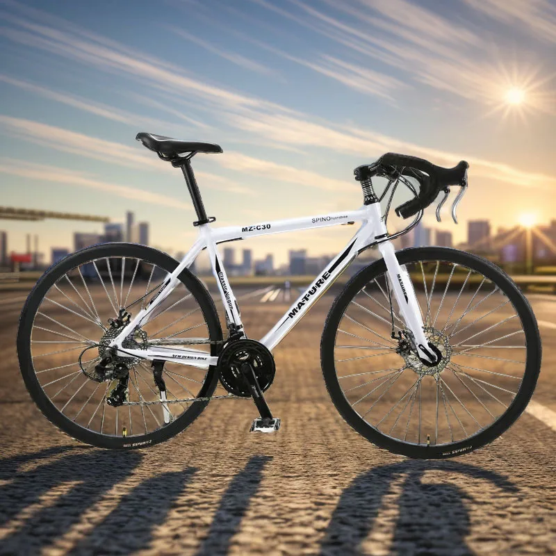 21-speed-double-disc-brake-700C-curved-handlebar-variable-speed-road ...