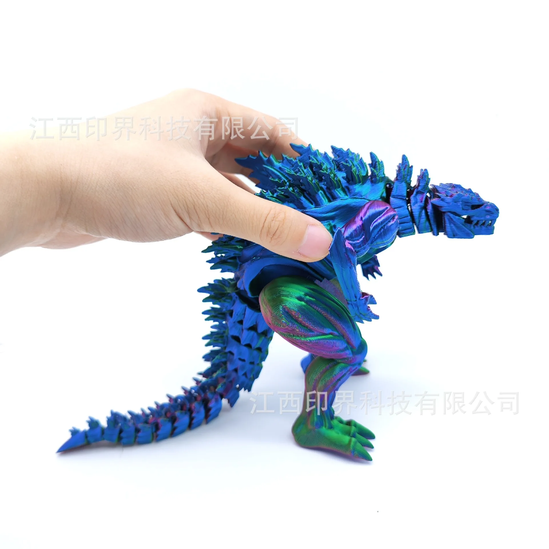 15 types Bandai 18cm 3D Printed Muscle Godzilla Action Figure Q version ...