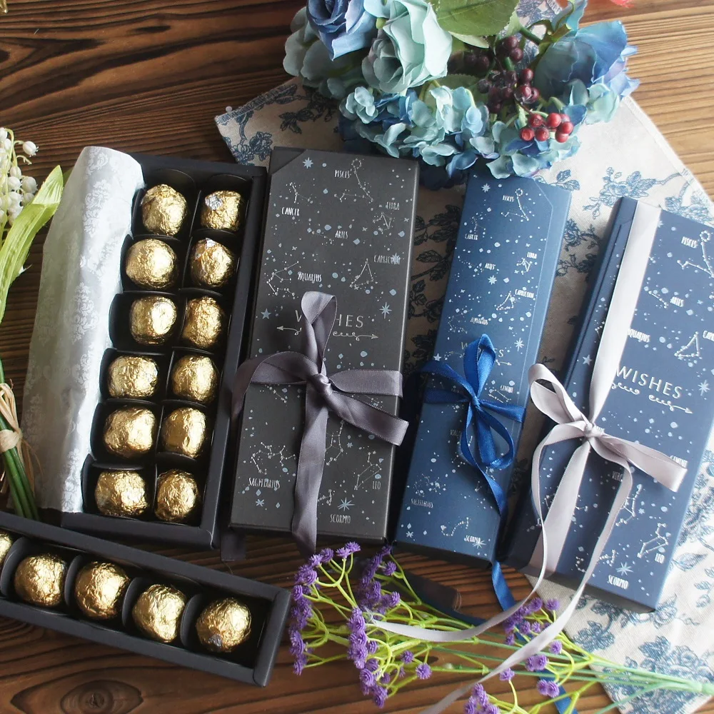 2-Size-Choose-10-Set-Deep-Blue-Black-Silver-Constellation-Chocolate ...