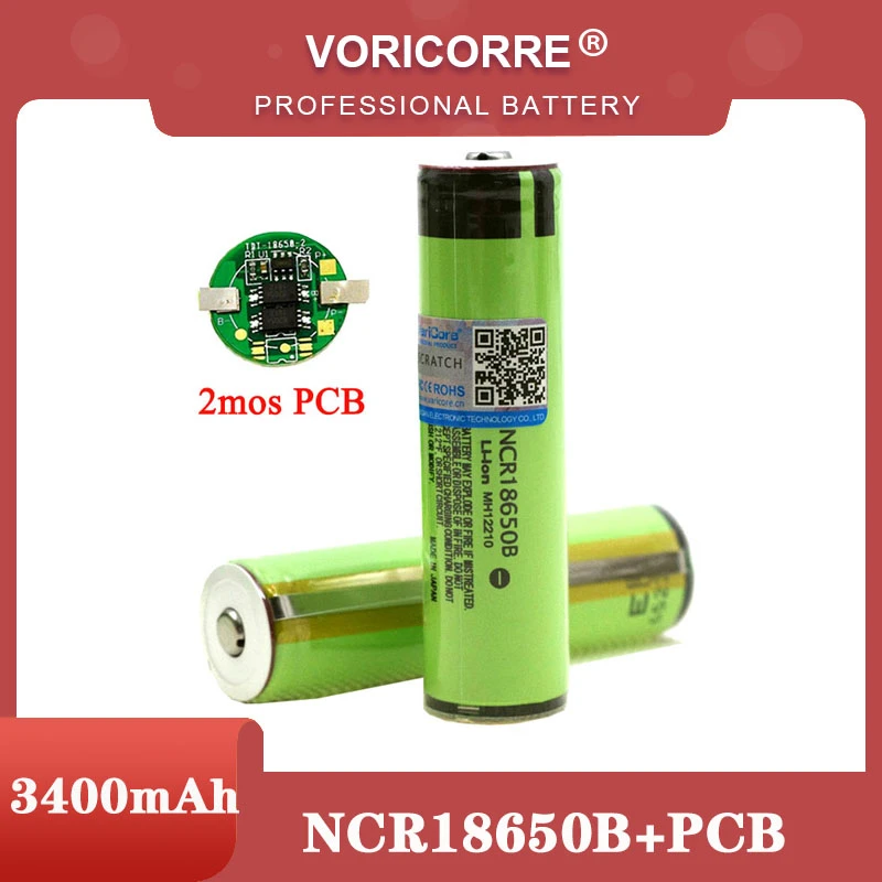 18650 Battery 3400mah 3.7v Ncr18650b Rechargeable - 100% New Protected 18650 - Aliexpress
