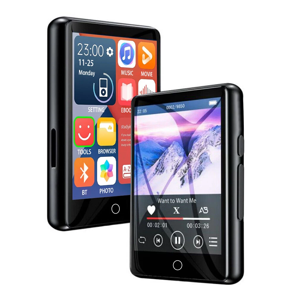 Portable-Mini-MP3-Player-Bluetooth-HiFi-Stereo-Music-Player-Full-Screen ...