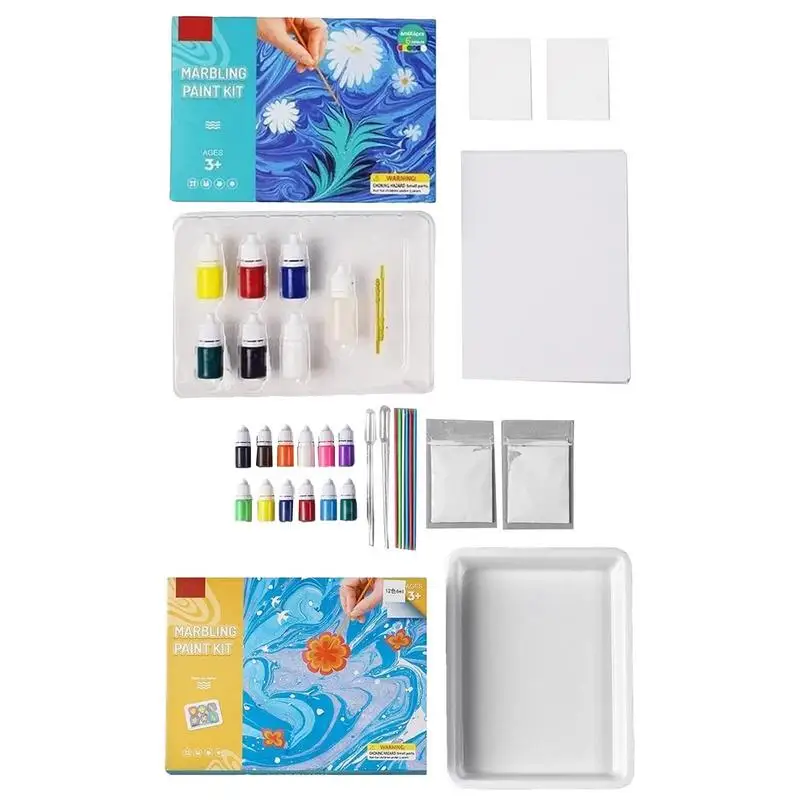 Water-Marbling-Paint-Set-D-IY-Craft-Kits-Art-Set-Water-Marbling-Toys ...