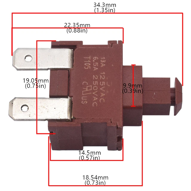 Defond On/off Switch 13A/125VAC 6A/250VAC Part DPC-1113 NEW, 60% OFF