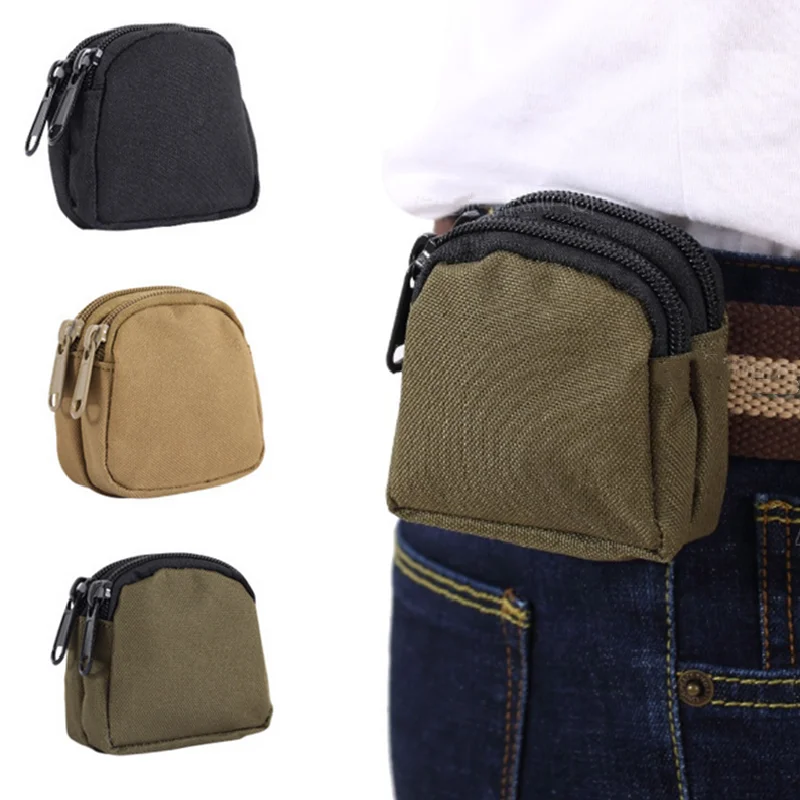 Tactical Wallet Pouch Portable Coin Key Pocket Mini Pocket Camping Bags ...