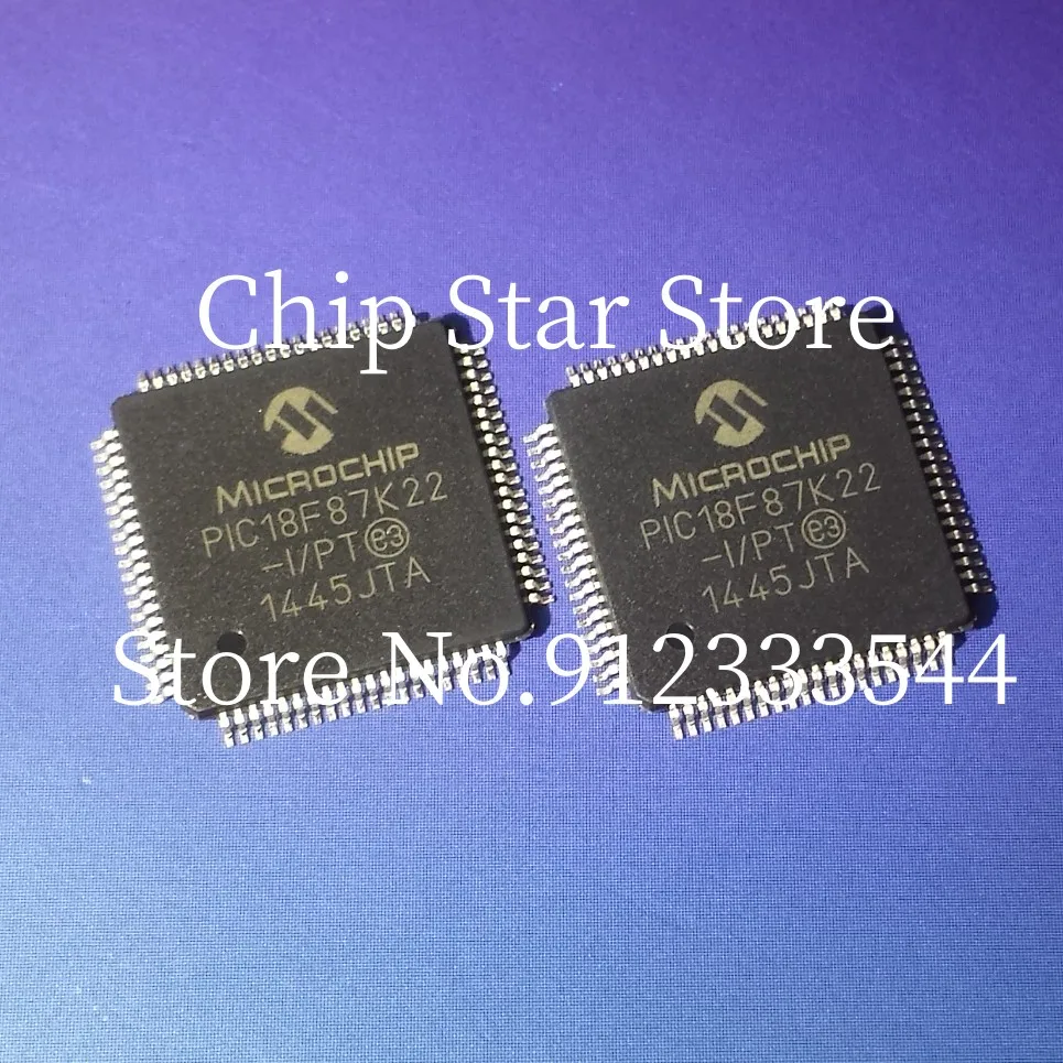 2-10pcs-PIC18F87K22-I-PT-PIC18F87K22-TQFP80-8Bit-MCU-Flash-PIC18-Family ...