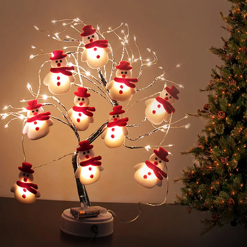 1-65m-3m-LED-Christmas-Snowman-String-Lights-Hristmas-Tree-Decoration ...