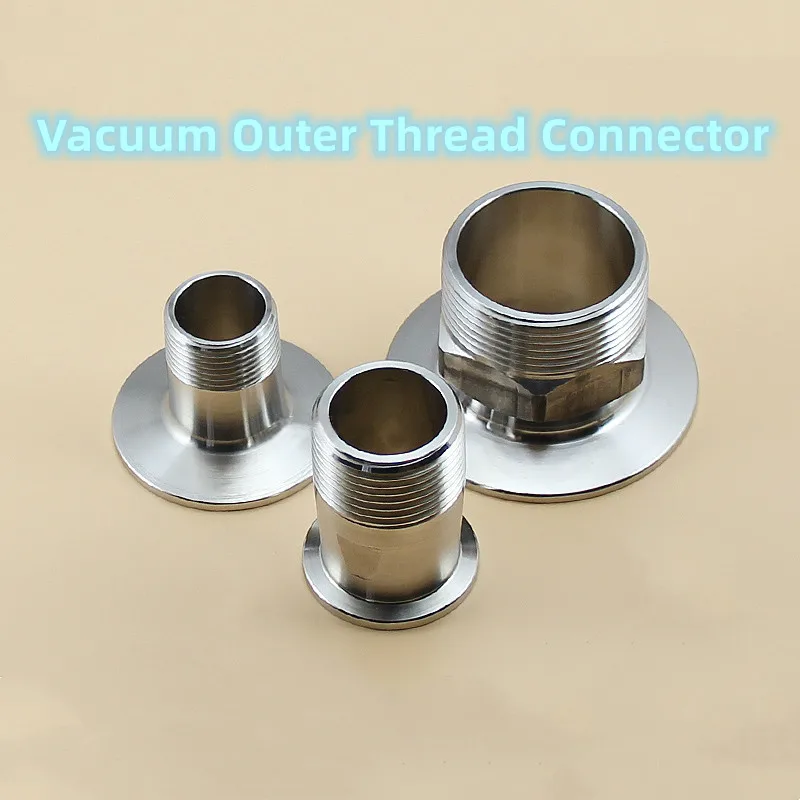 Vacuum Outer Thread Joint Stainless Steel Vacuum Outer Wire Connector ...