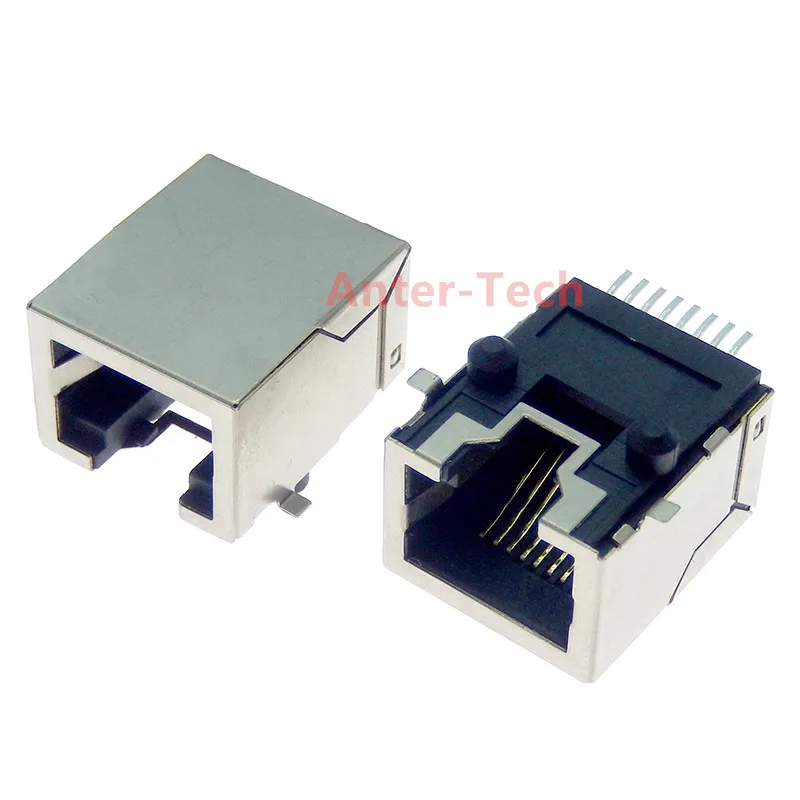 5Pcs-SMT-RJ45-8P8C-Jack-Connector-PCB-Mount-Network-Socket-Internet ...