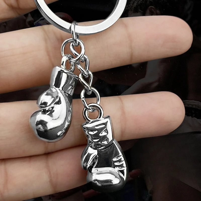 Gym-boxing-keychain-3D-metal-boxing-gloves-key-chain-Keyring-DIY ...