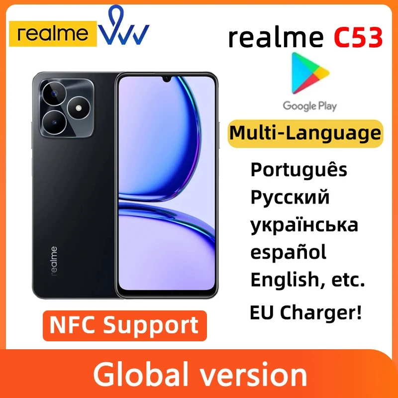 Original Realme C53 6GB 128GB Octa Core Ultra Slim 33W, 04/18/2024