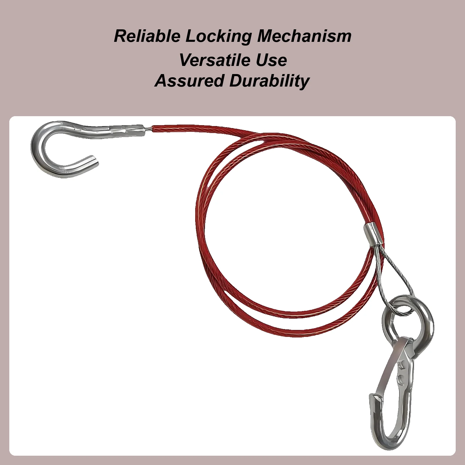 Winch Cable Anti-Drop Towing Steel Wire Heavy Duty Safety Towing Wire ...