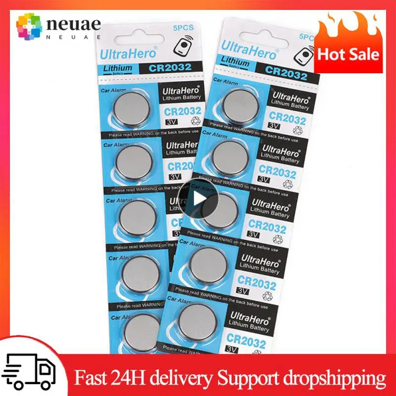 Cr2032-Button-Battery-Portable-High-Quality-Easy-To-Install-Button ...