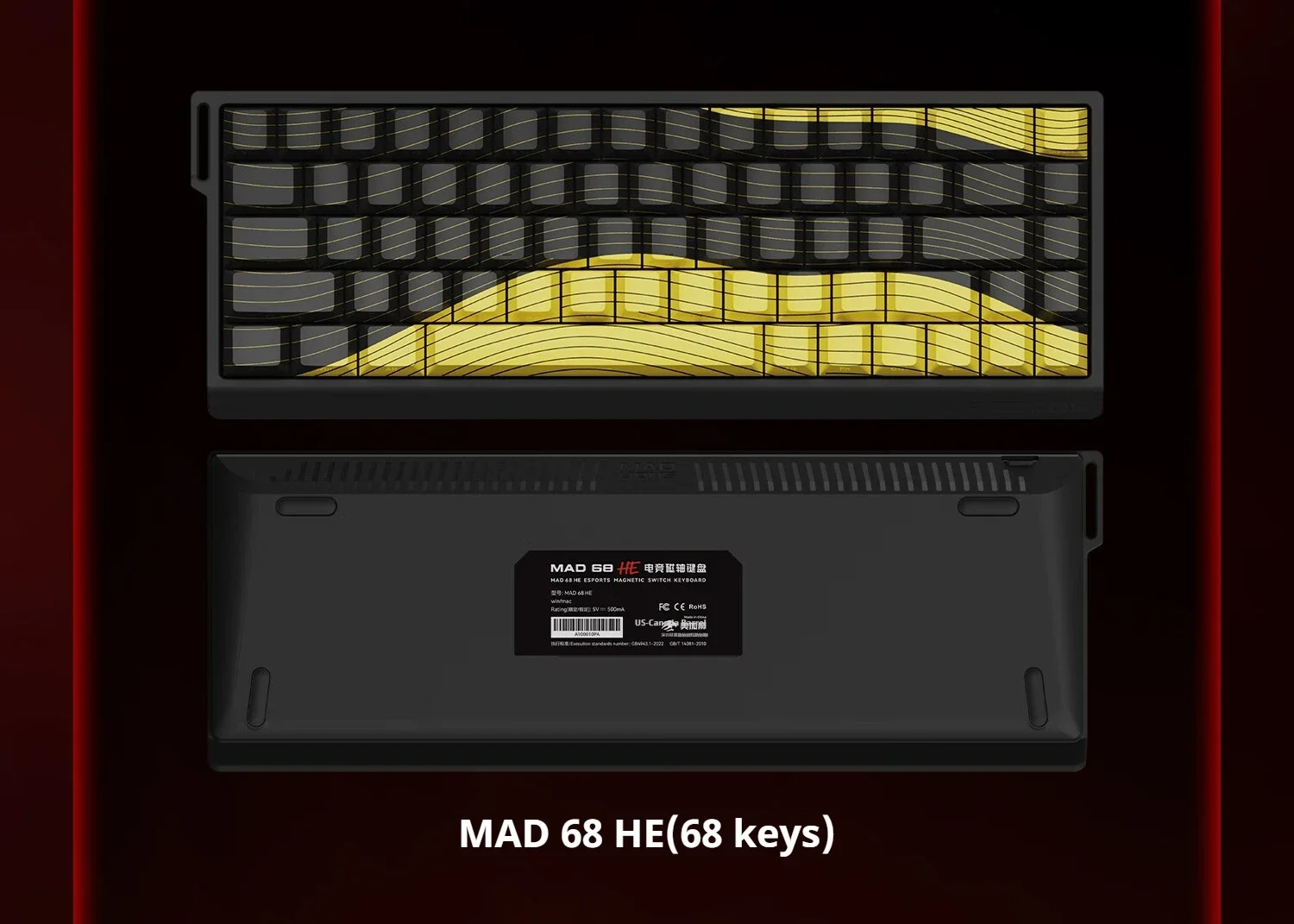 MADLIONS Mad60 Mad68 HE Mechanical Keyboard