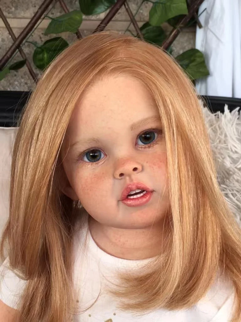 Unpainted-Renascer-Baby-Doll-Kit-Lifelike-toque-macio-sardas-rosto ...