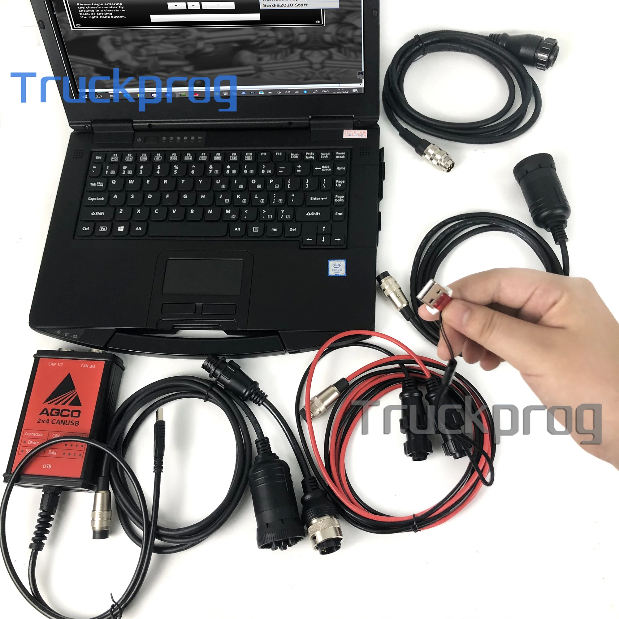 CF53 Laptop For AGCO CANUSB EDT Interface OEM For Massey Ferguson Fendt ...