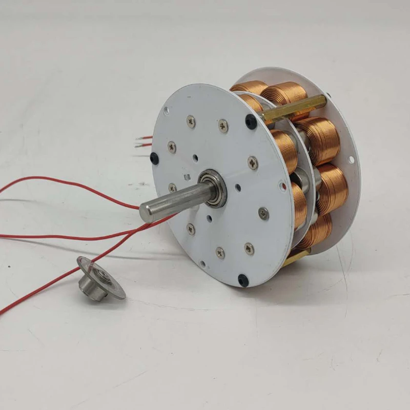 85X41X90mm-50W-60W-Doppel-schicht-Disc-Generator-50rpm-mit-Eisen-Core ...