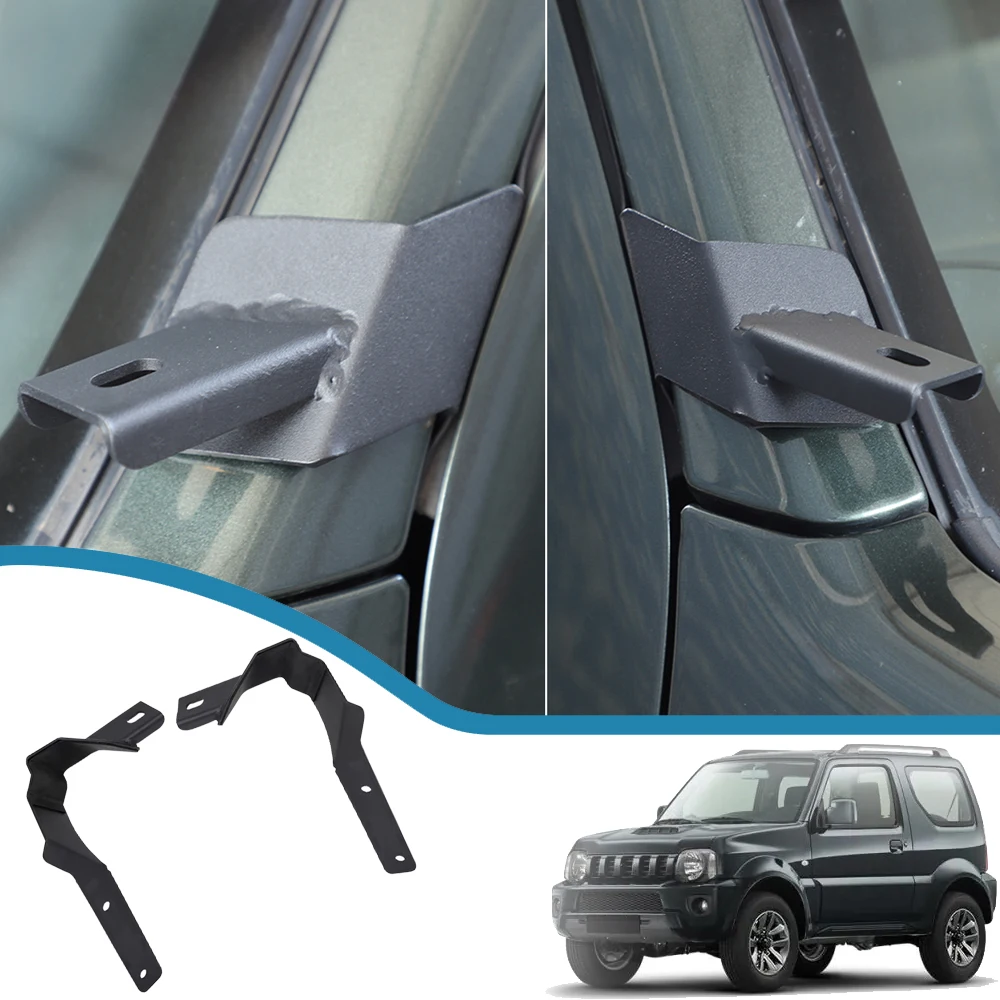 Car-A-Pillar-LED-Work-Lamp-Light-Bar-Mounting-Bracket-Stand-Support ...