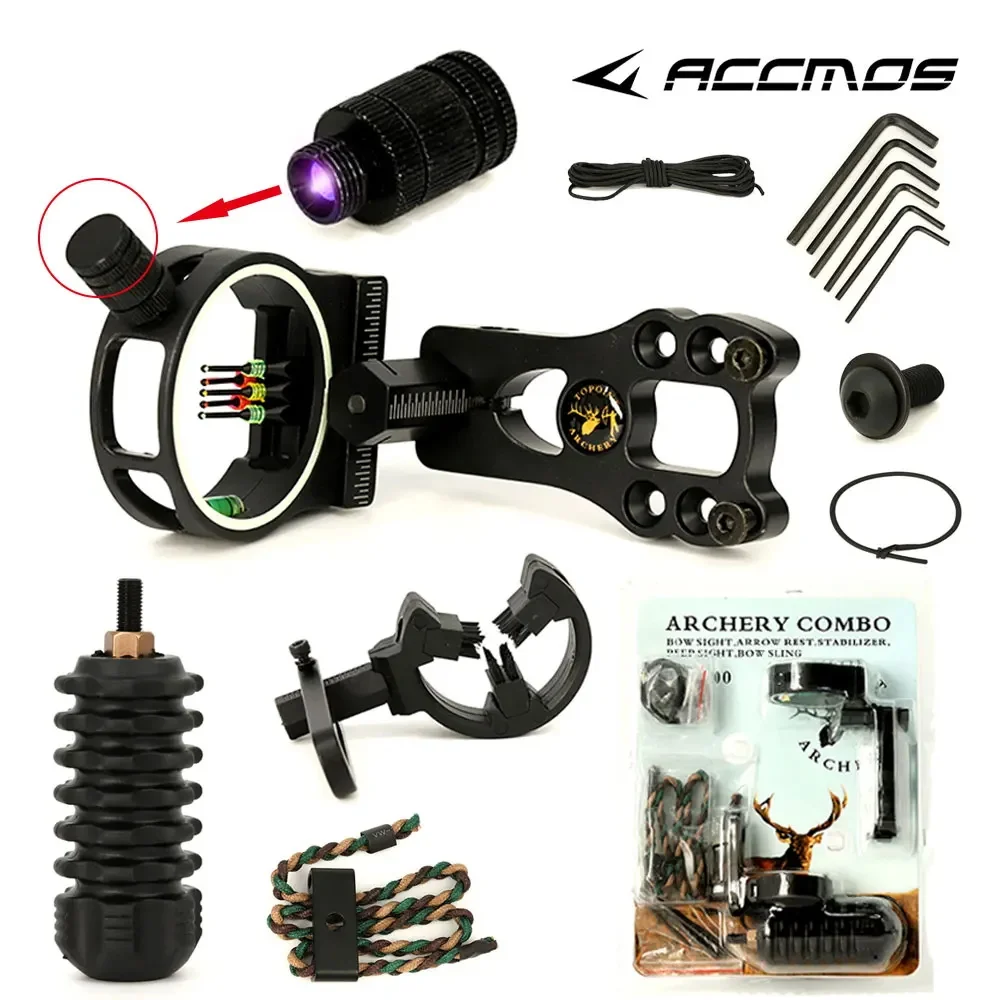 1-Set-Bowhunting-Topoint-Archery-Compound-Bow-Accessory-Combo-Sight ...