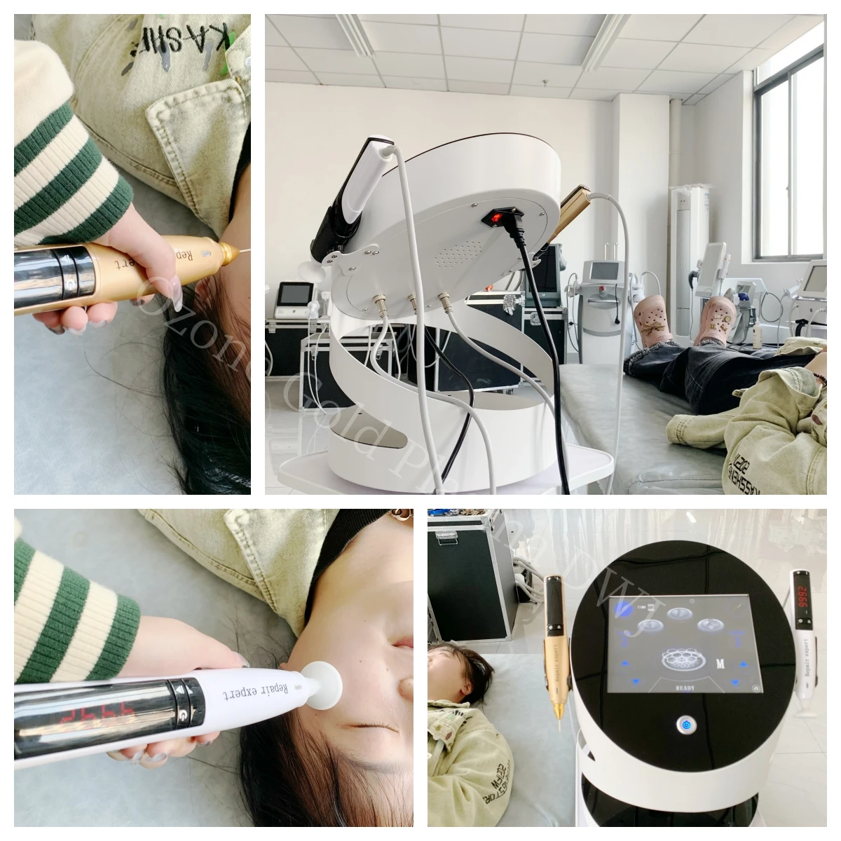 Plasma-Pen-Needle-Machine-RF-2in1-Ozone-Gold-Plasma-Lift-Therapy-Facial ...