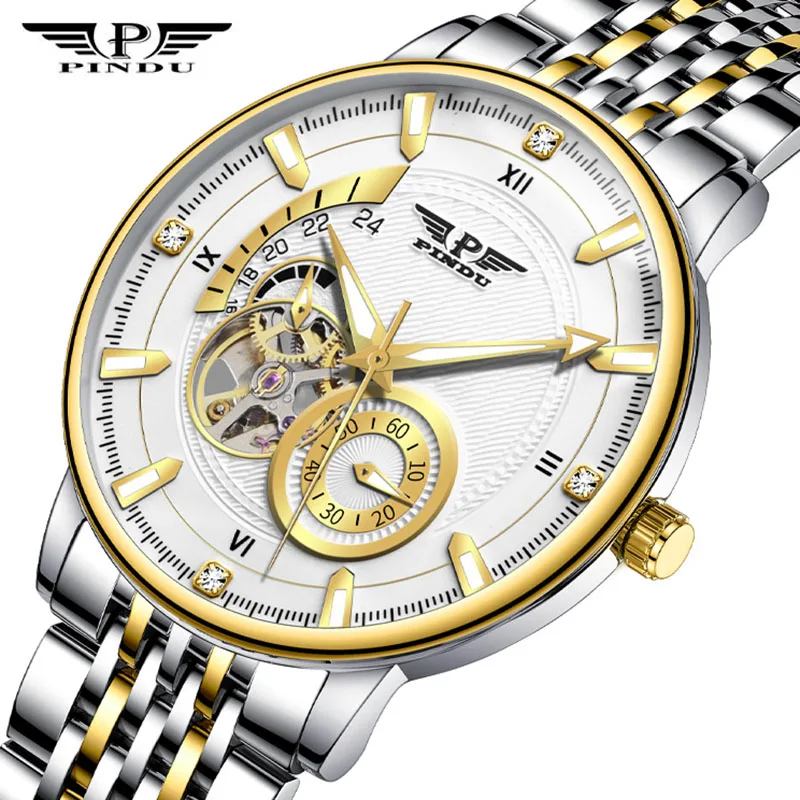 PINDU-New-Dual-second-Dual-time-Synchronize-Automatic-Mechanical-Watch ...