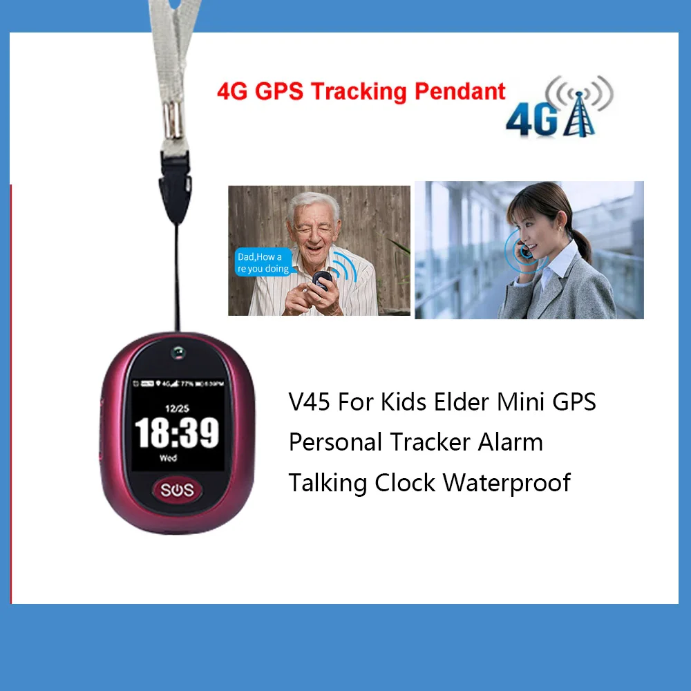 4G-GPS-Tracking-Pendant-V45-For-Kids-Elder-Mini-GPS-Personal-Tracker ...