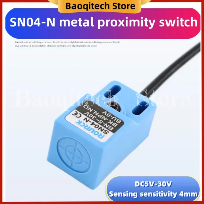 SN04-N three wire NPN NO NC 4MM DC5-30V SN04 Inductive Proximity Sensor ...