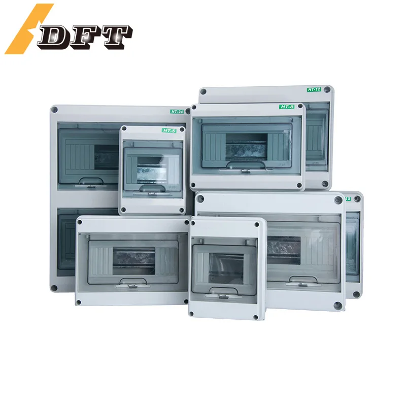 HT-5-8-12-15-18-24-plastic-distribution-box-waterproof-MCB-box-panel ...